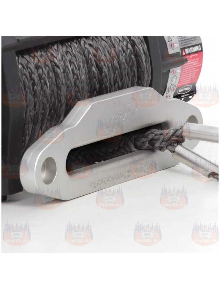 Troliu cu funie sintetică și telecomandă fără fir 12000 lbs Smittybilt ...