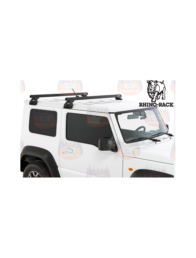 Bare transversale Overhead Rhino Rack Kit + Heavy Duty Suzuki Jimny GJ ...