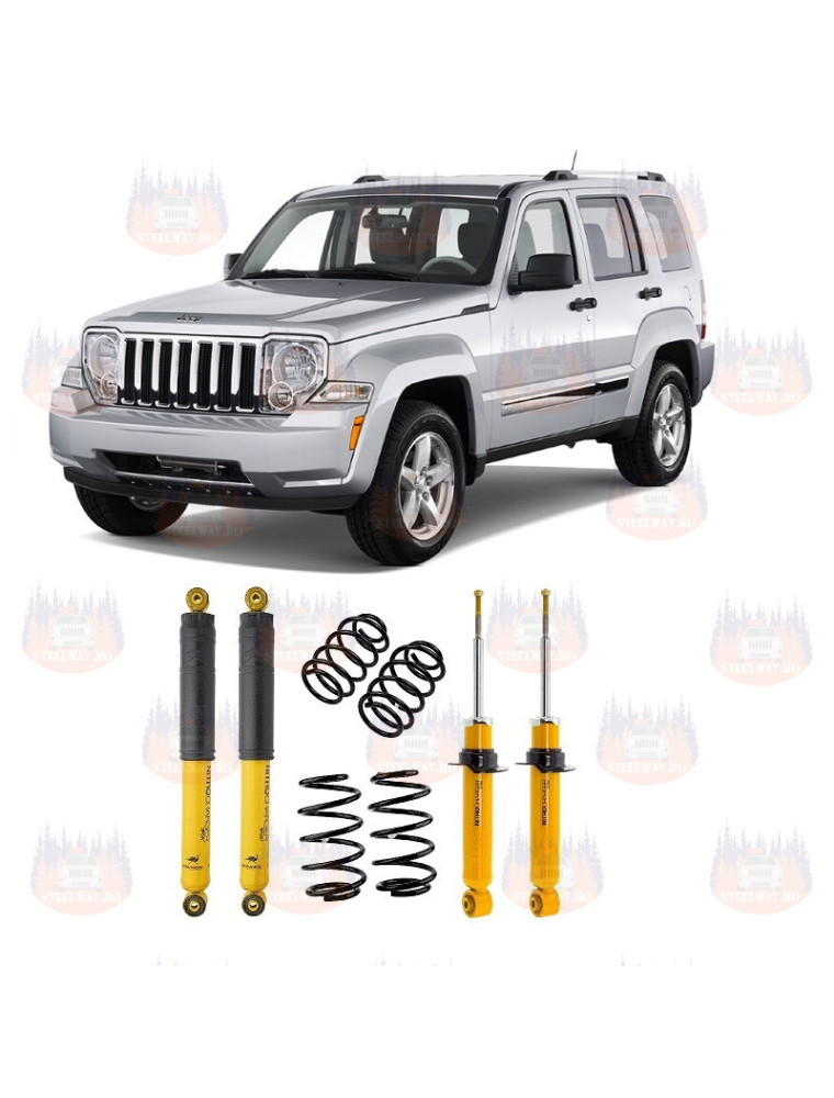 Jeep Cherokee Liberty KK 2008-2013 2.8 Diesel Kit suspensie cu inaltare ...
