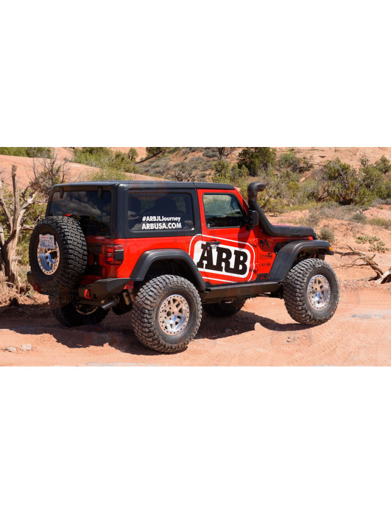 ARB-Rock Sliders Jeep Wrangler JL 2-usi, Negru